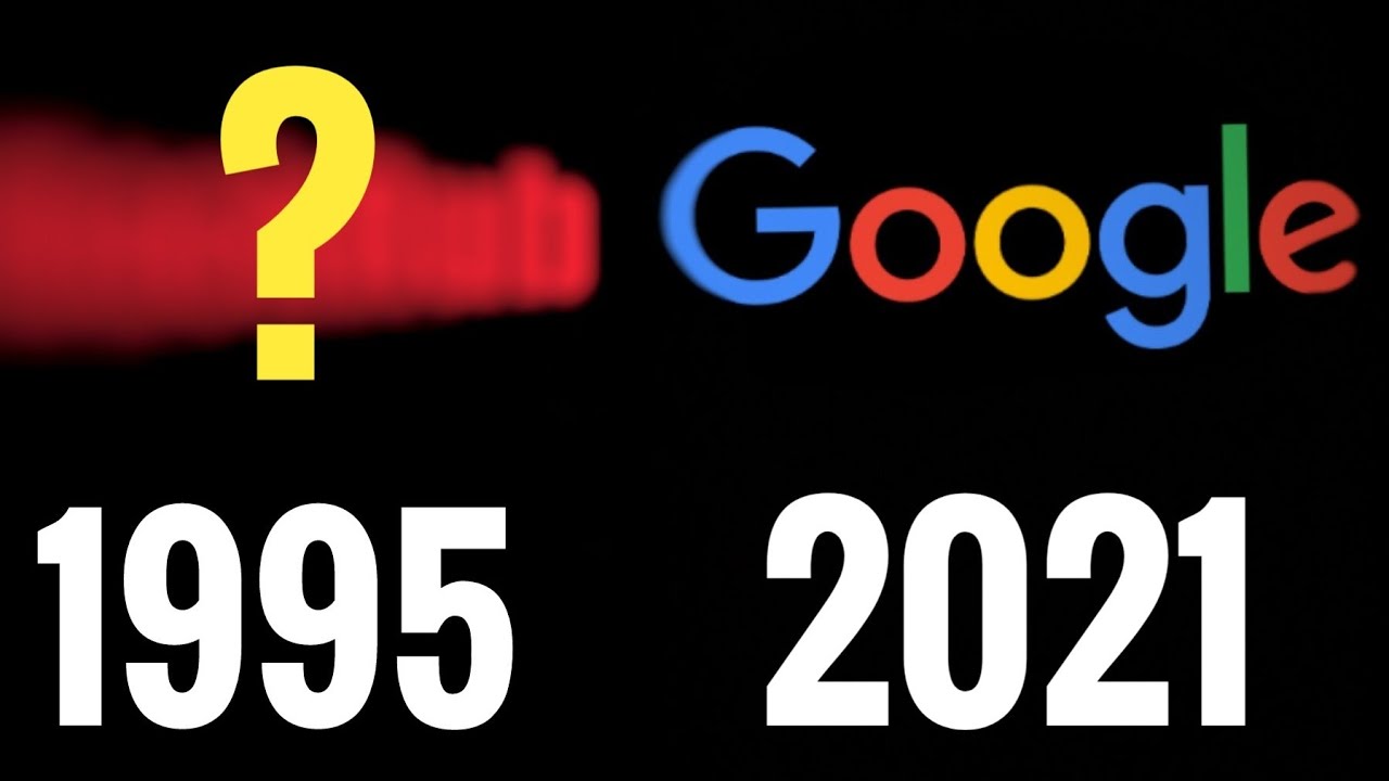 Ewolucja loga Google (1995-2021) - YouTube