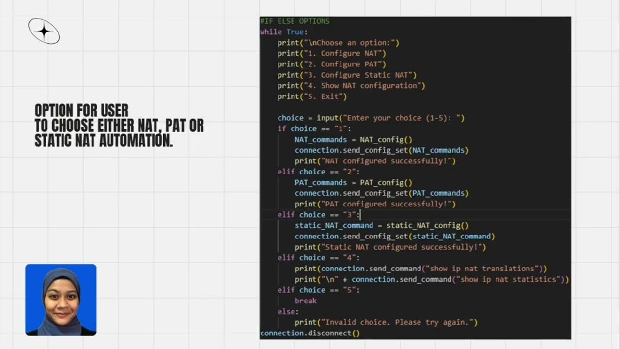 Network Address Translation (NAT) Automation Using Netmiko – ITT633 Network Automation Group ...