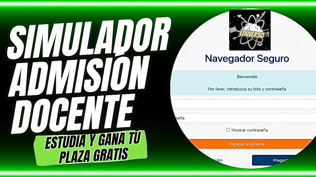 ️EDUVERSO🚩Simulador de estudio Admisión docente🎁(Nivel principiante ...