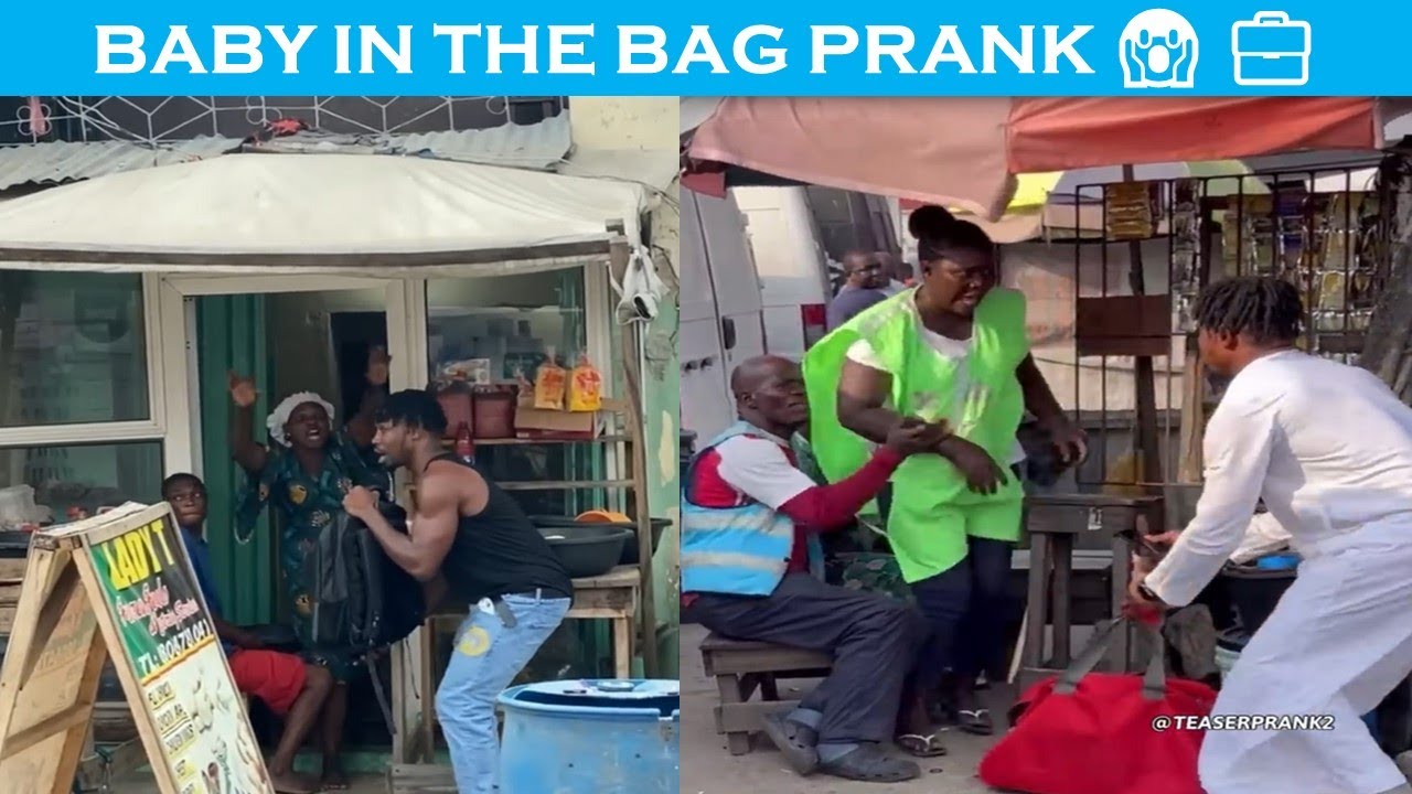 TEASER PRANK BABY IN THE BAG PRANK 😱 💼 _ WHY WOULD ANYONE FALL FOR THIS ...