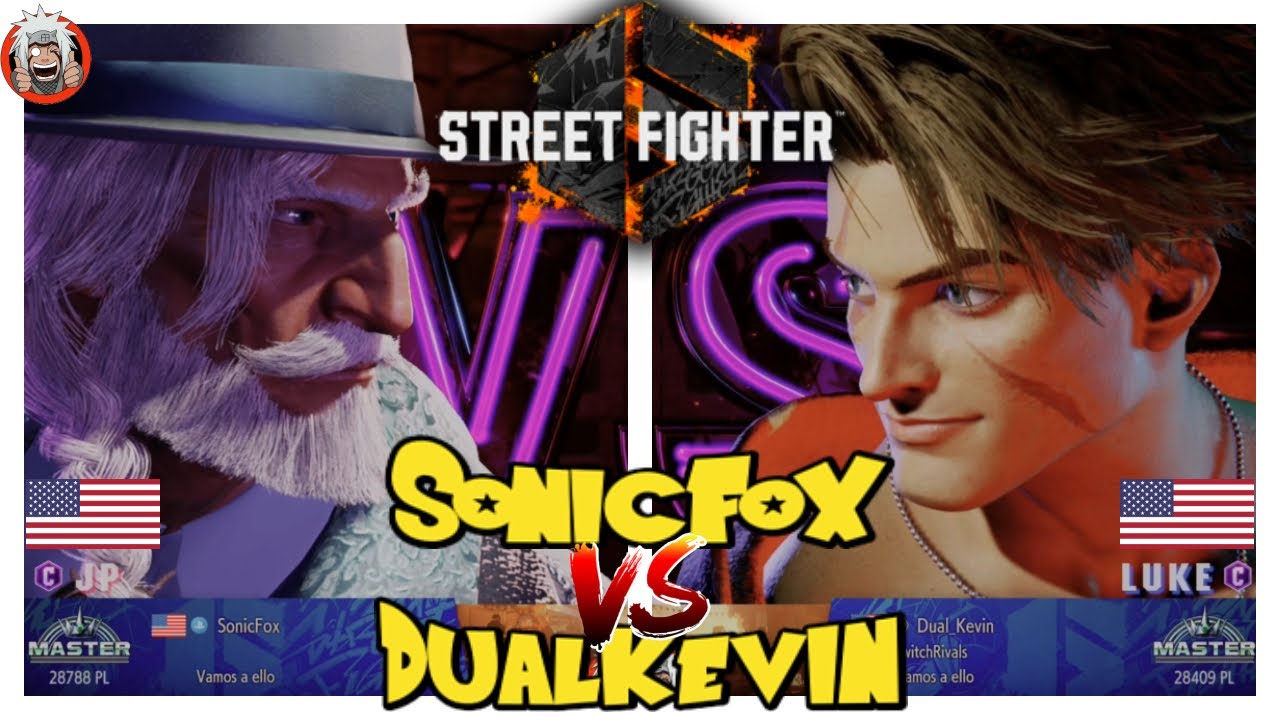 SF6 SONICFOX (JP) VS DUAL_KEVIN (LUKE) - STREET FIGHTER 6 - PS5 - YouTube