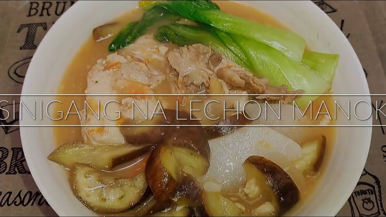 LUTO-LUTOAN #4: LEFTOVER LECHON MANOK RECIPE l SINIGANG NA LECHON MANOK ...