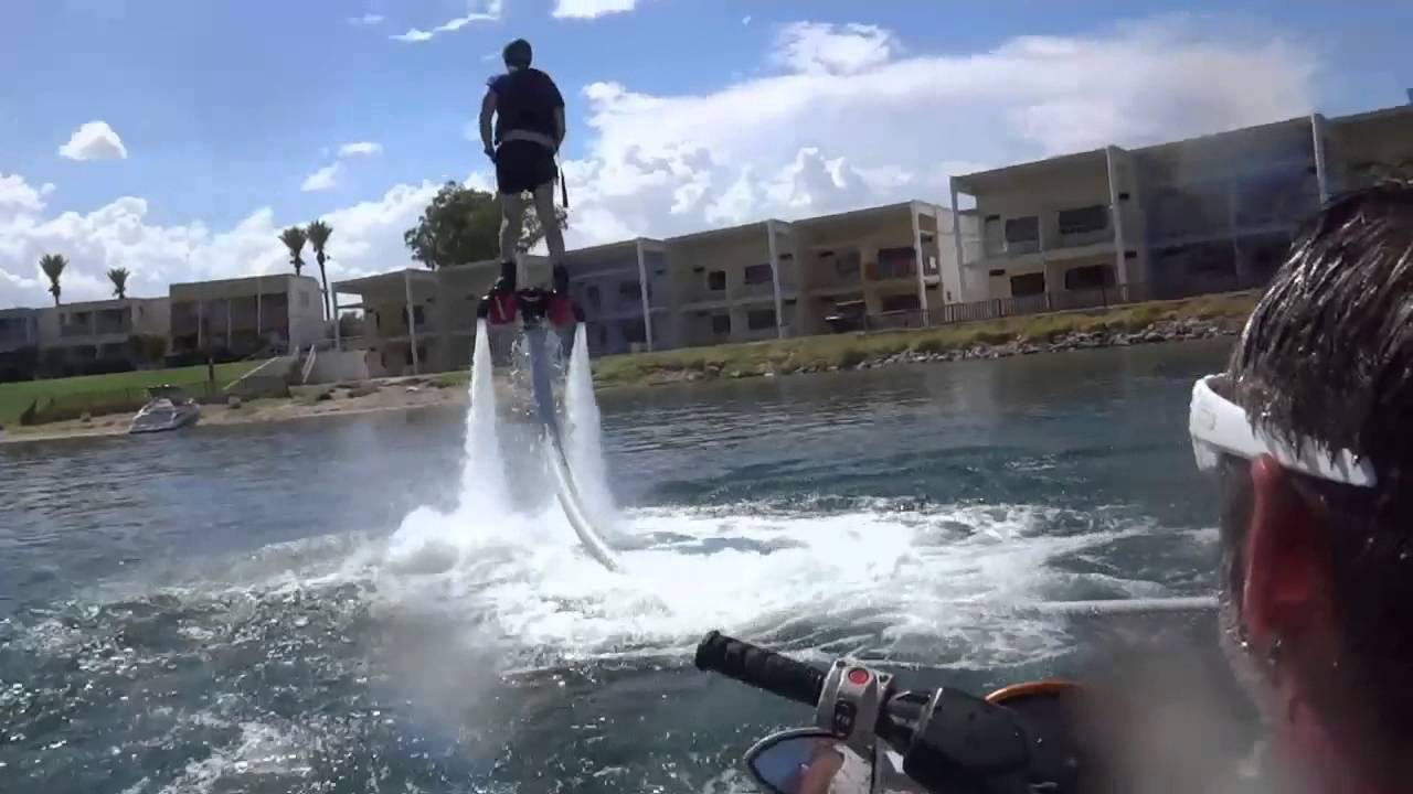 First time Flyboarding - YouTube