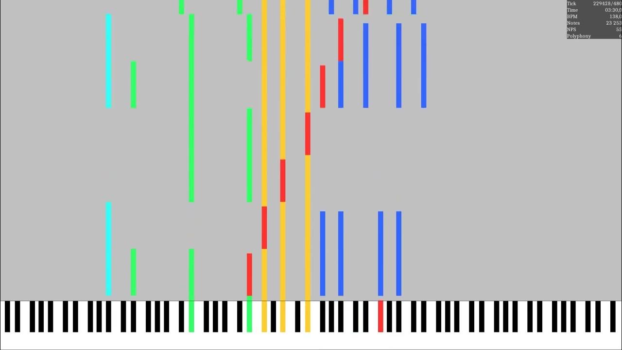 Black MIDI - Bad Apple - YouTube