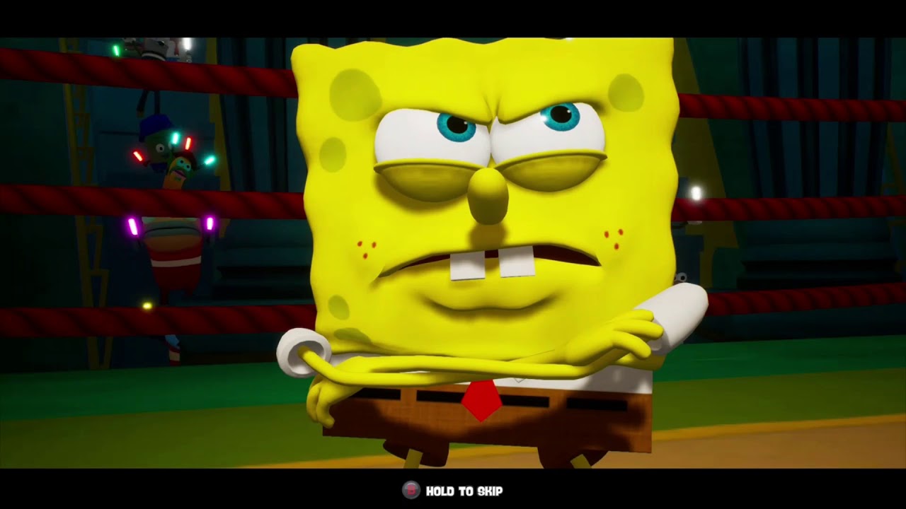 Robo Sandy Boss Fight SpongeBob Battle For Bikini Bottom Rehydrated ...