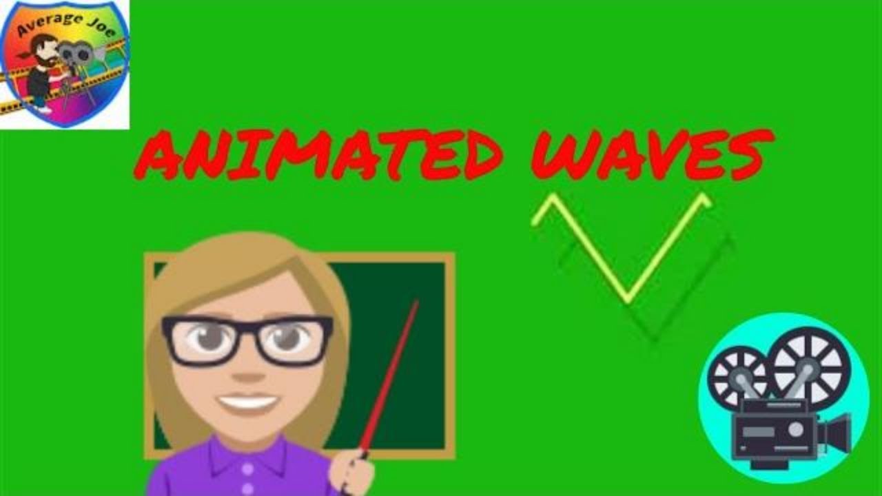 Animated Waves on Green Screen Free - YouTube