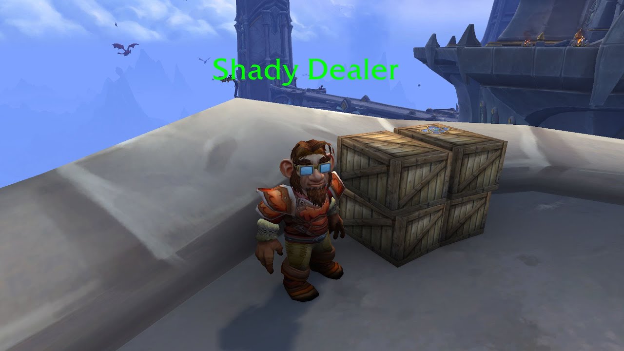 Shady Dealer WoW NPC Location - YouTube
