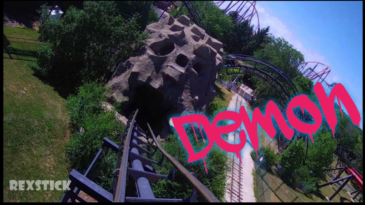 Demon at Six Flags Great America - YouTube