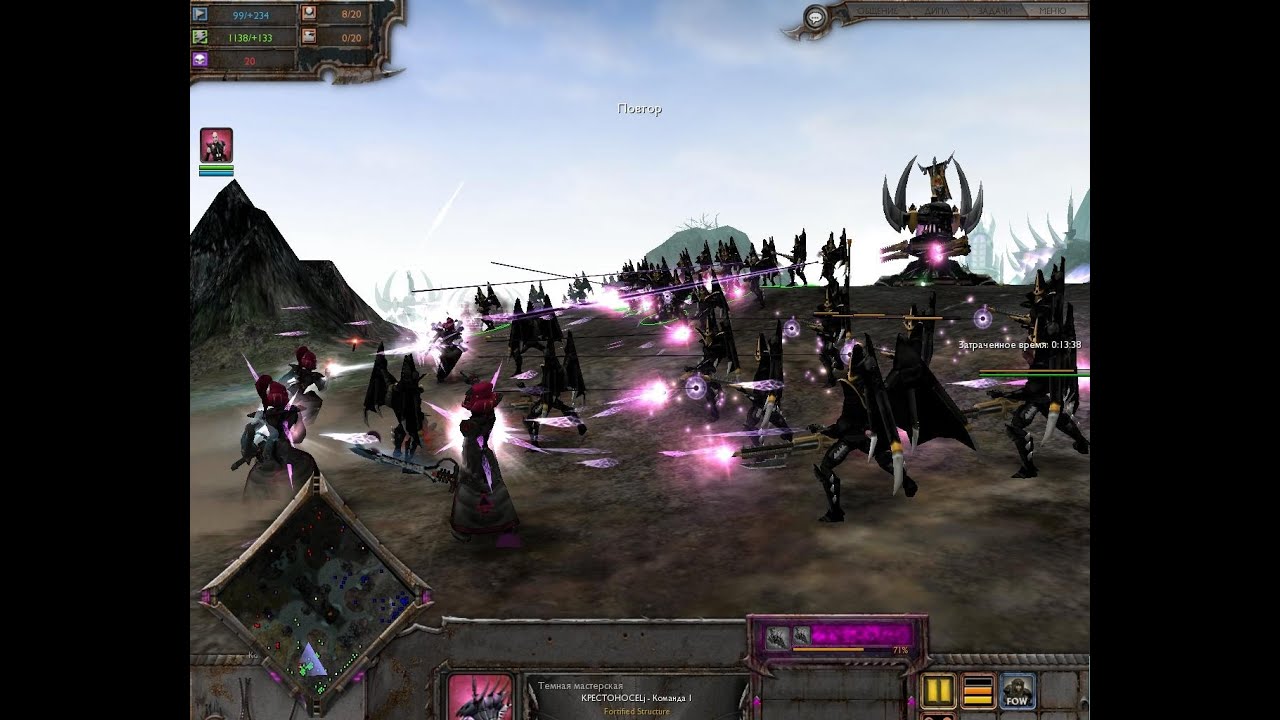 Warhammer 40 000 UA mod Бои с подписчиками =14= Темная сторона силы ...