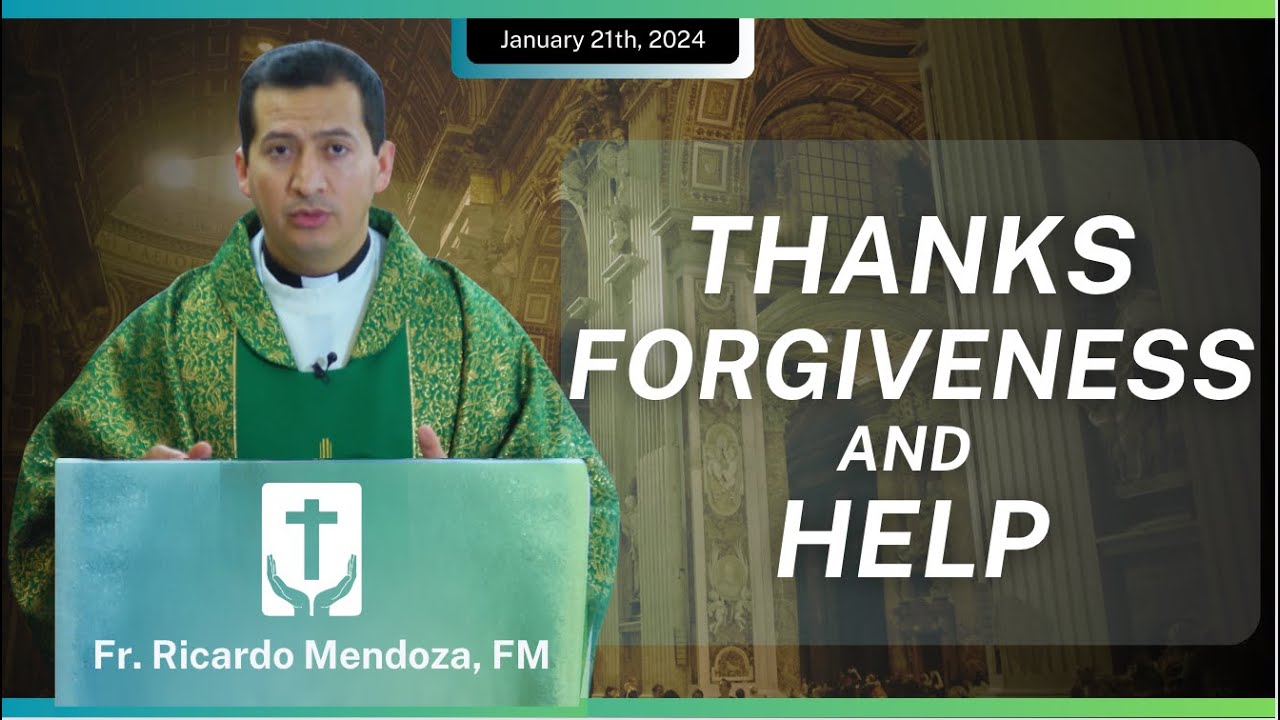 Prayer in times of spiritual dryness | Fr. Ricardo Mendoza FM | 01/21 ...