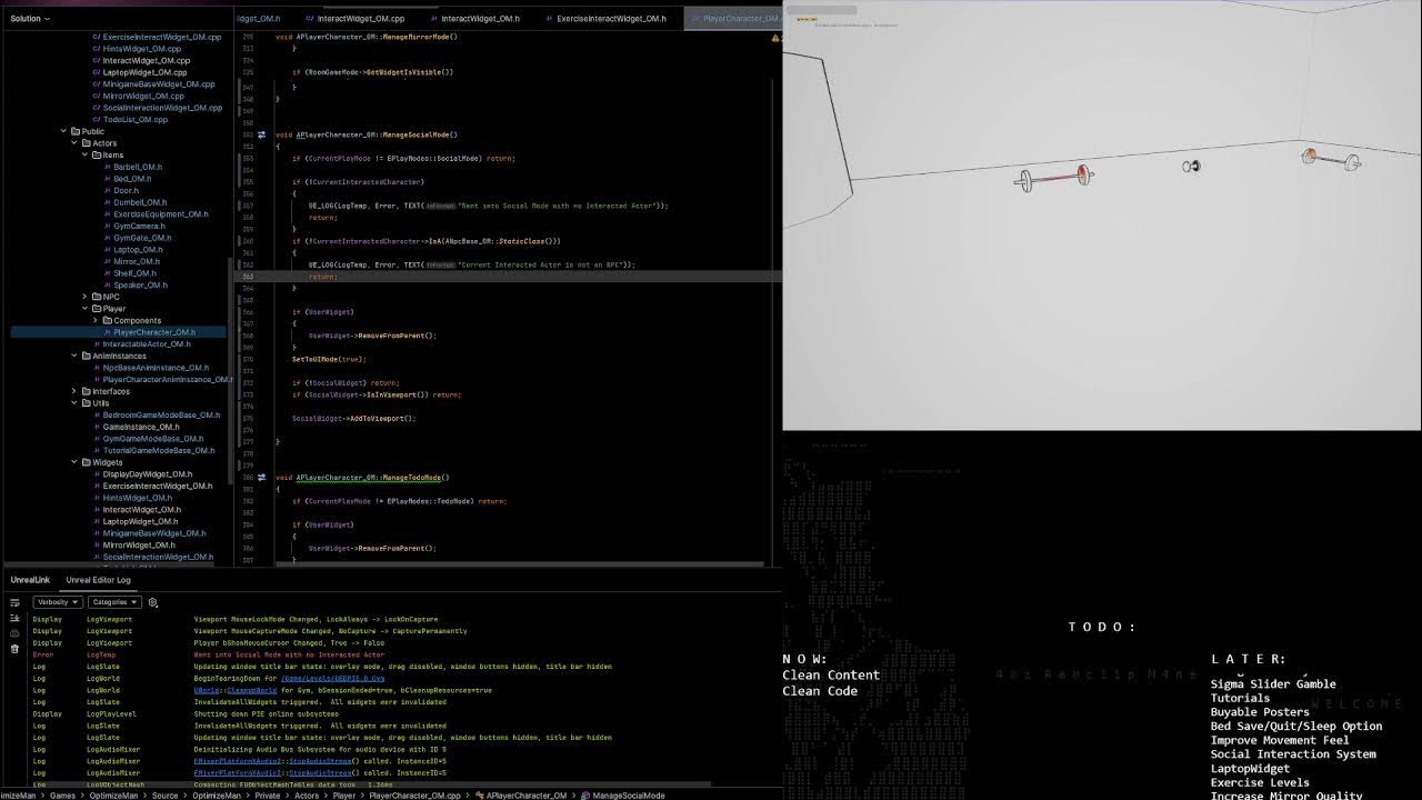 Cleaning my C++ code up for UE5 #horror #ue5 #coding #beats - YouTube