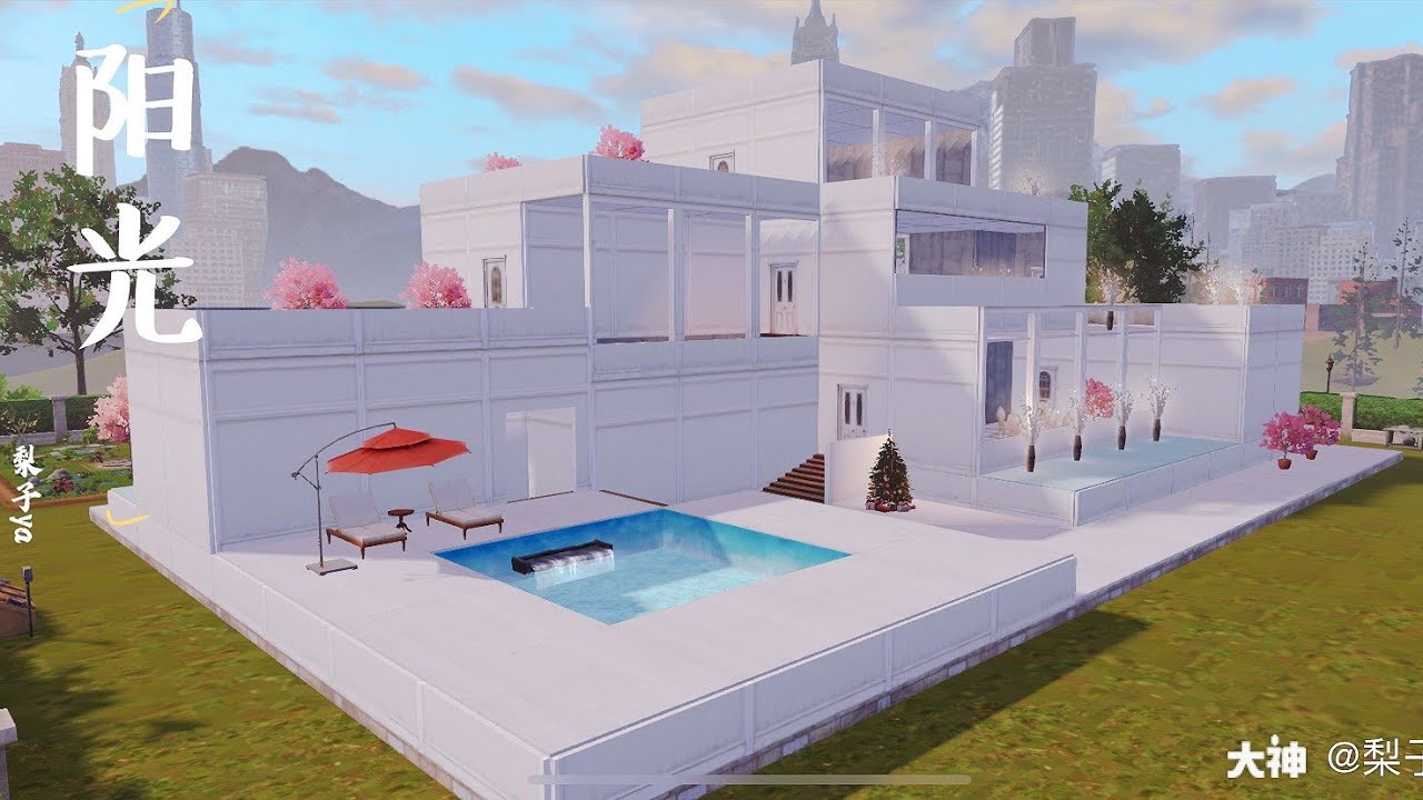 LifeAfter Manor Design - Modern Double Manor #No Glass - YouTube