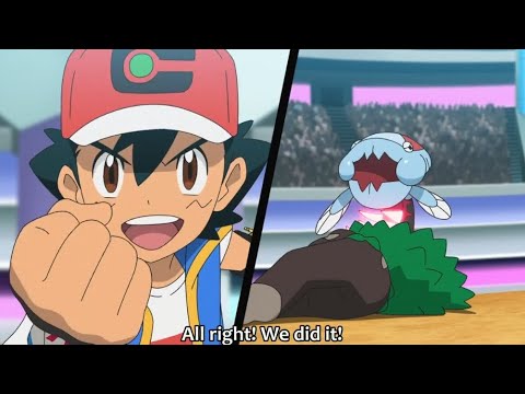 DRACOVISH vs GORILLANDER | ASH VS LEON FULL BATTLE | POKEMON JOURNEYS ...
