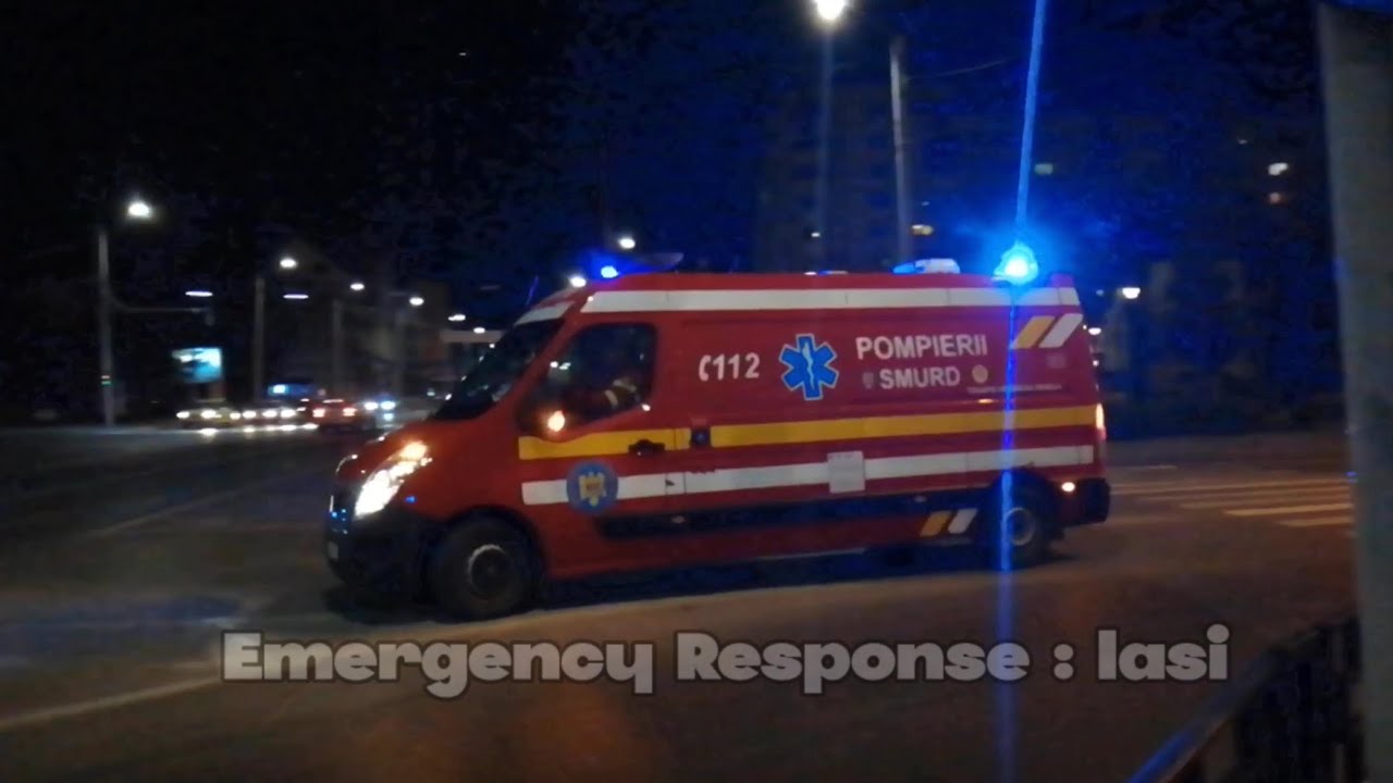 Ambulanta SMURD C1 TIM Renault Master Responding | Iași - YouTube