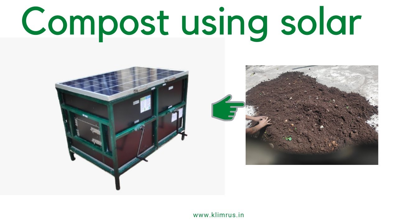 Solar Powered Composter automatic - YouTube