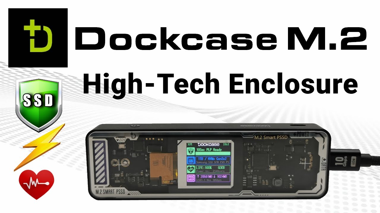 Dockcase Explorer M.2 SSD Enclosure - Next Level High Tech Enclosure ...