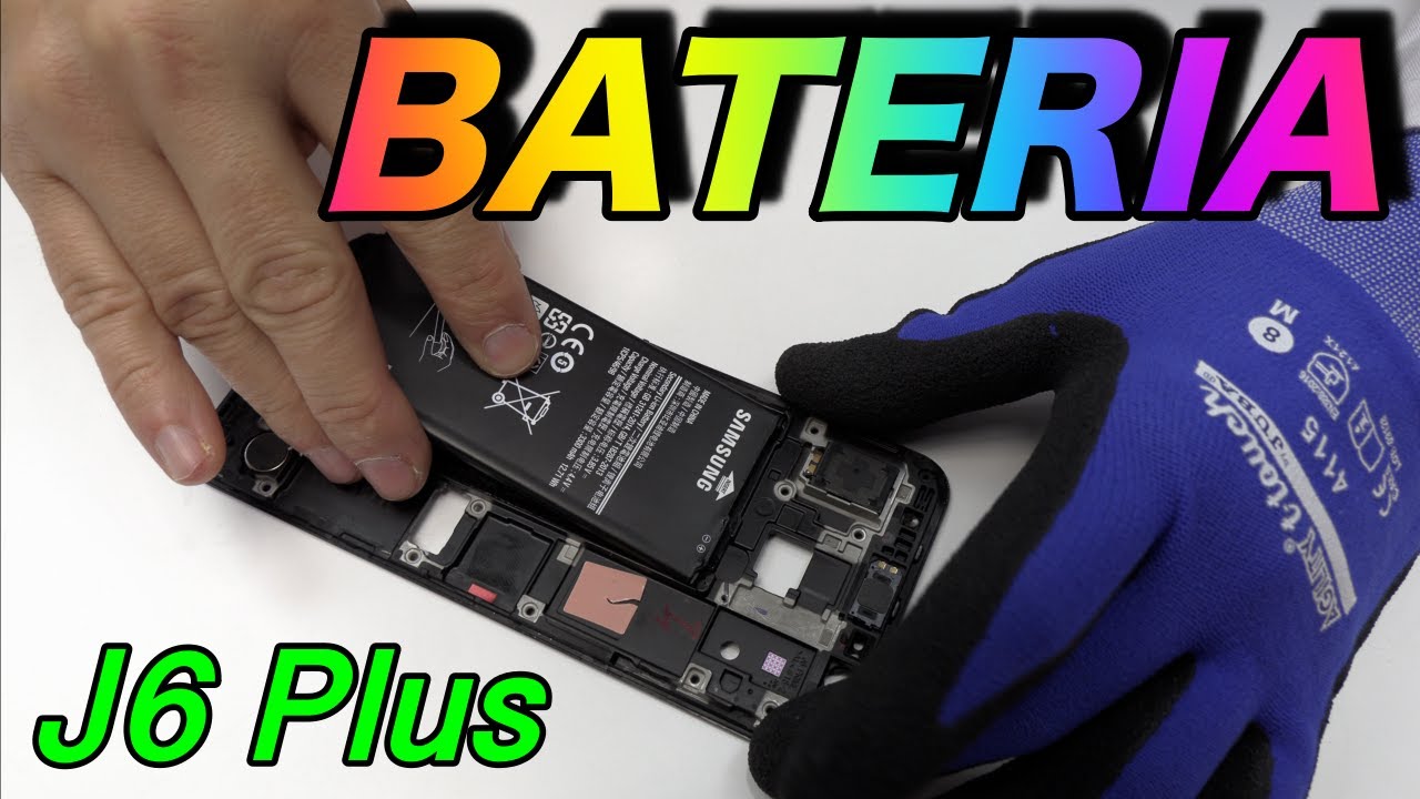 Cambiar bateria Samsung J6 Plus - YouTube