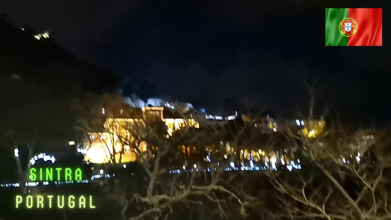 Sintra, Portugal at Night - Walking Tour|D'Intrepid Journey - YouTube