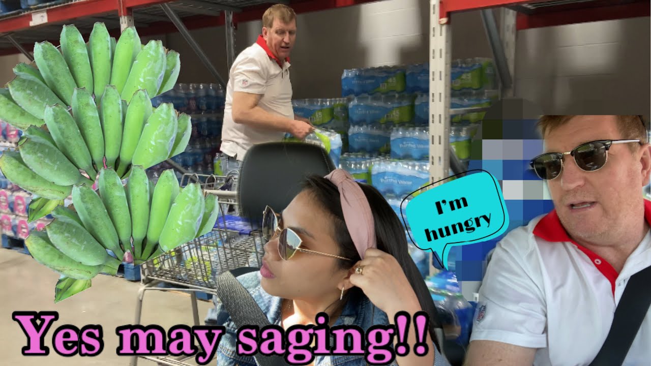 FIL-AM COUPLE // GROCERY TIME! || SA WAKAS MAKAKAIN NARIN NG SAGING ...