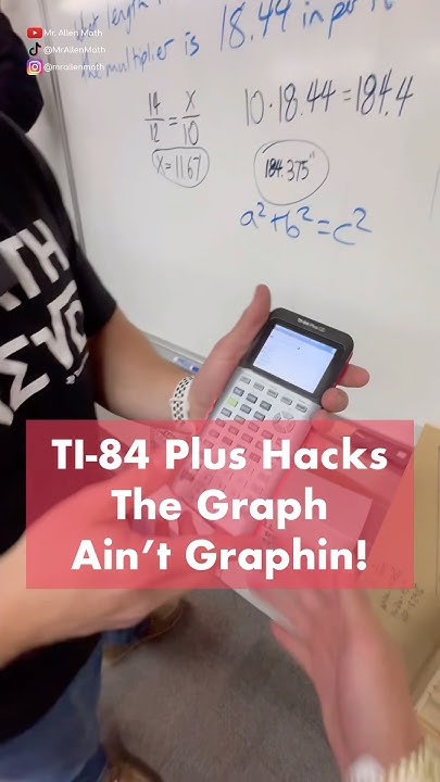 TI-84 Plus Tips & Tricks: Graph not Graphin! #ti84 #tips #maths #teacher #mathematics #education ...
