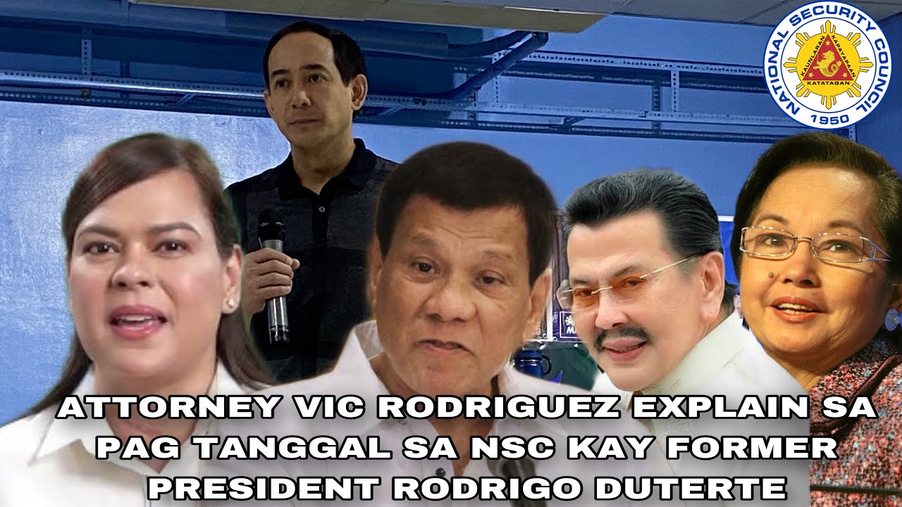 Vic Rodriguez explain ang pagtanggal sa NSC National Security Council ...