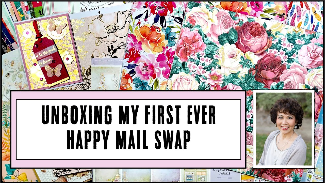 UNBOXING MY VERY FIRST HAPPY MAIL SWAP !!! YAY !!! - YouTube