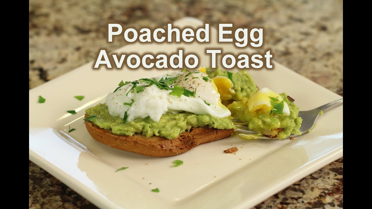 How To Poach An Egg Served On Avocado Toast | Rockin Robin Cooks - YouTube
