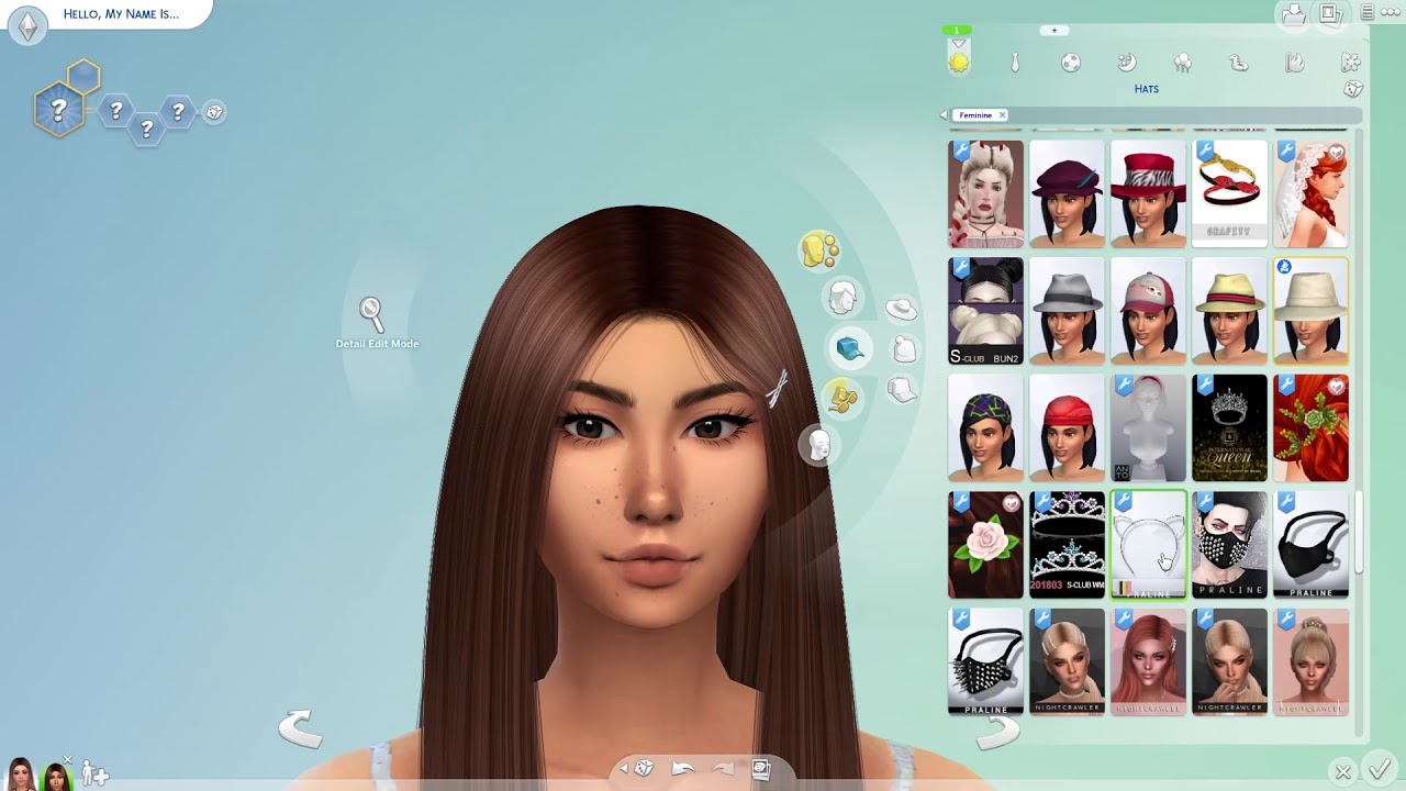 making a female sim - YouTube