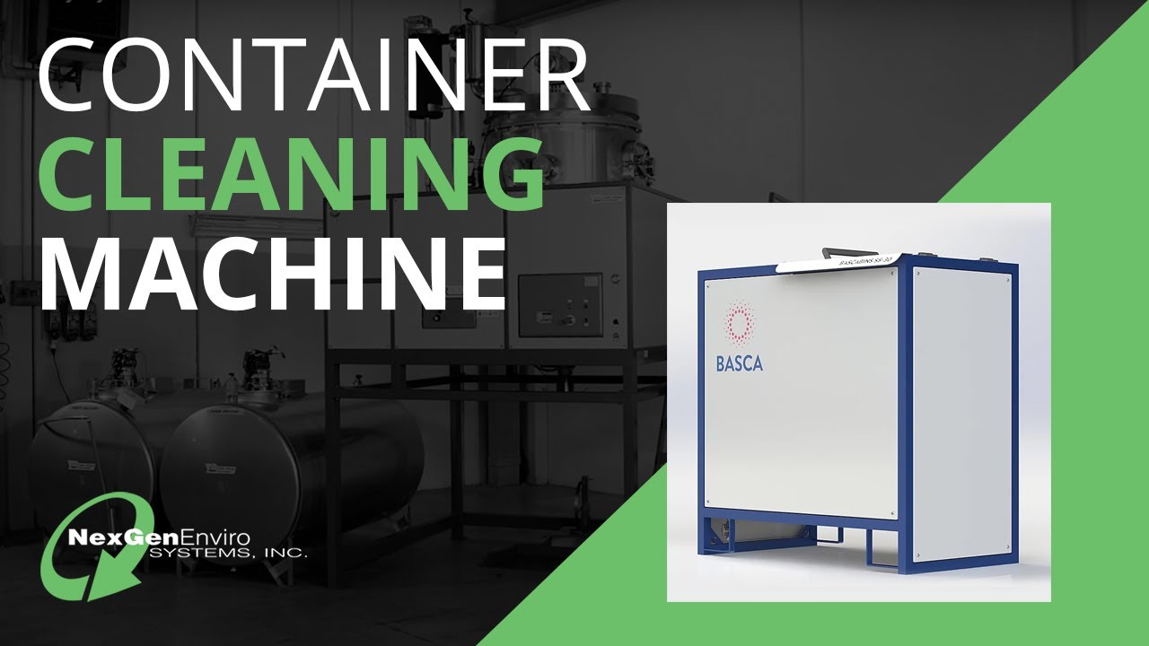 Container Cleaning Machine From NexGen Enviro Systems Inc. - YouTube