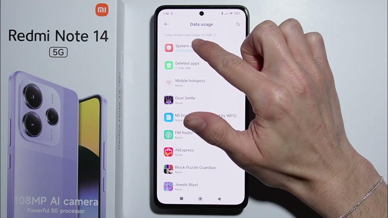 Redmi Note 14: How to Check Mobile Data Usage? - YouTube