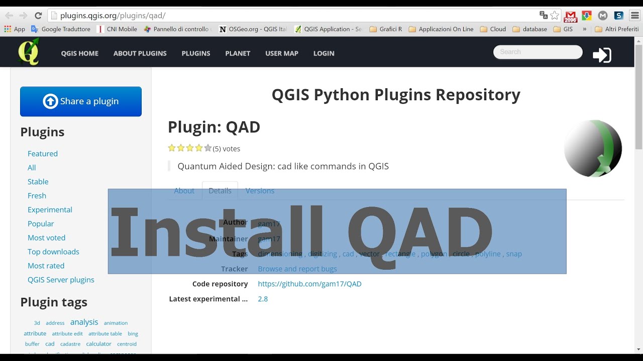 Install Plugin QAD - YouTube