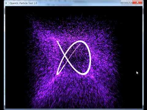OpenGL Particle system different states - YouTube