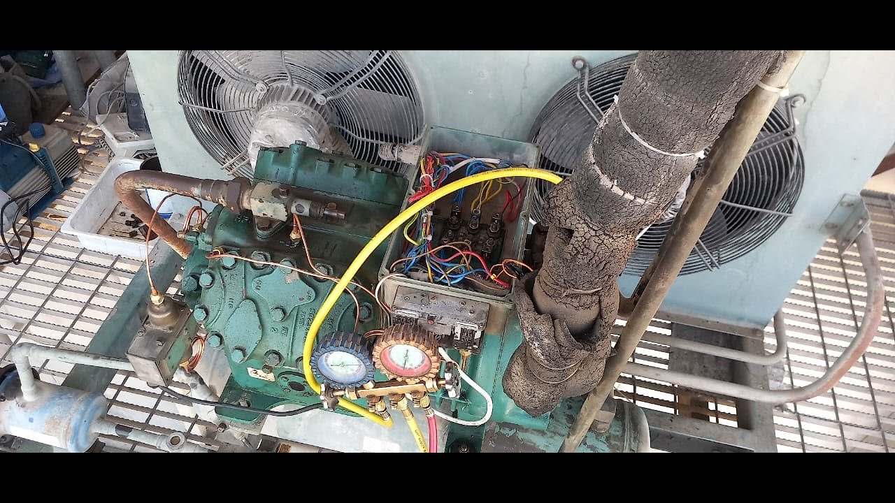 air cond fan not working #hvac #coldroom #refrigeration - YouTube