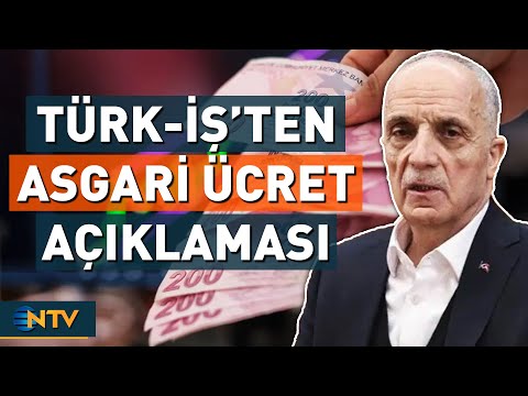 Son Dakika: Asgari Ücret Zammı Belli Oldu, TÜRK-İŞ Başkanı Ergün Atalay'dan Açıklama | NTV