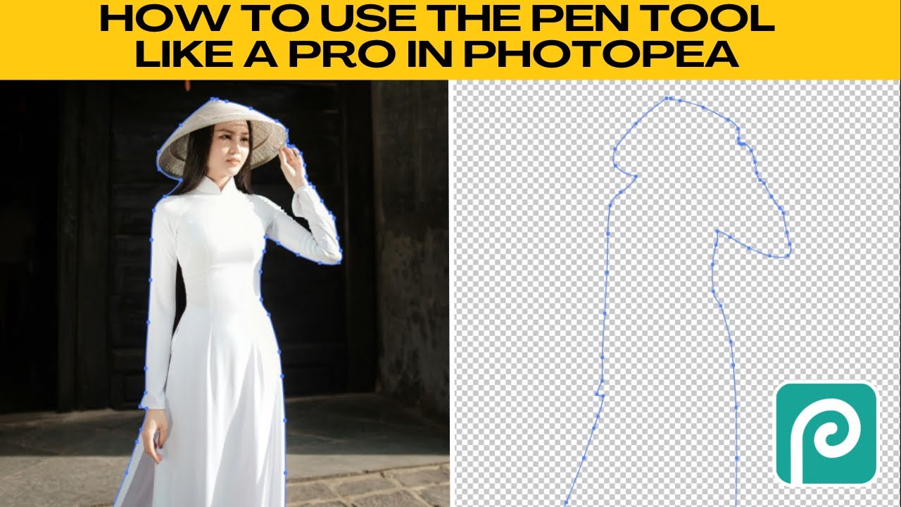 How to Use the PEN TOOL in PHOTOPEA (Easy Pen Tool Tutorial) - YouTube