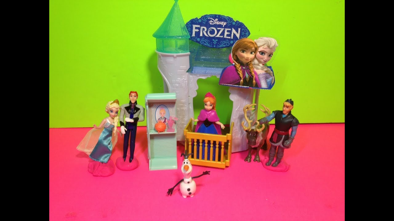 FROZEN Flip n' Switch Castle Princess Anna Playset Toys Video Unboxing ...