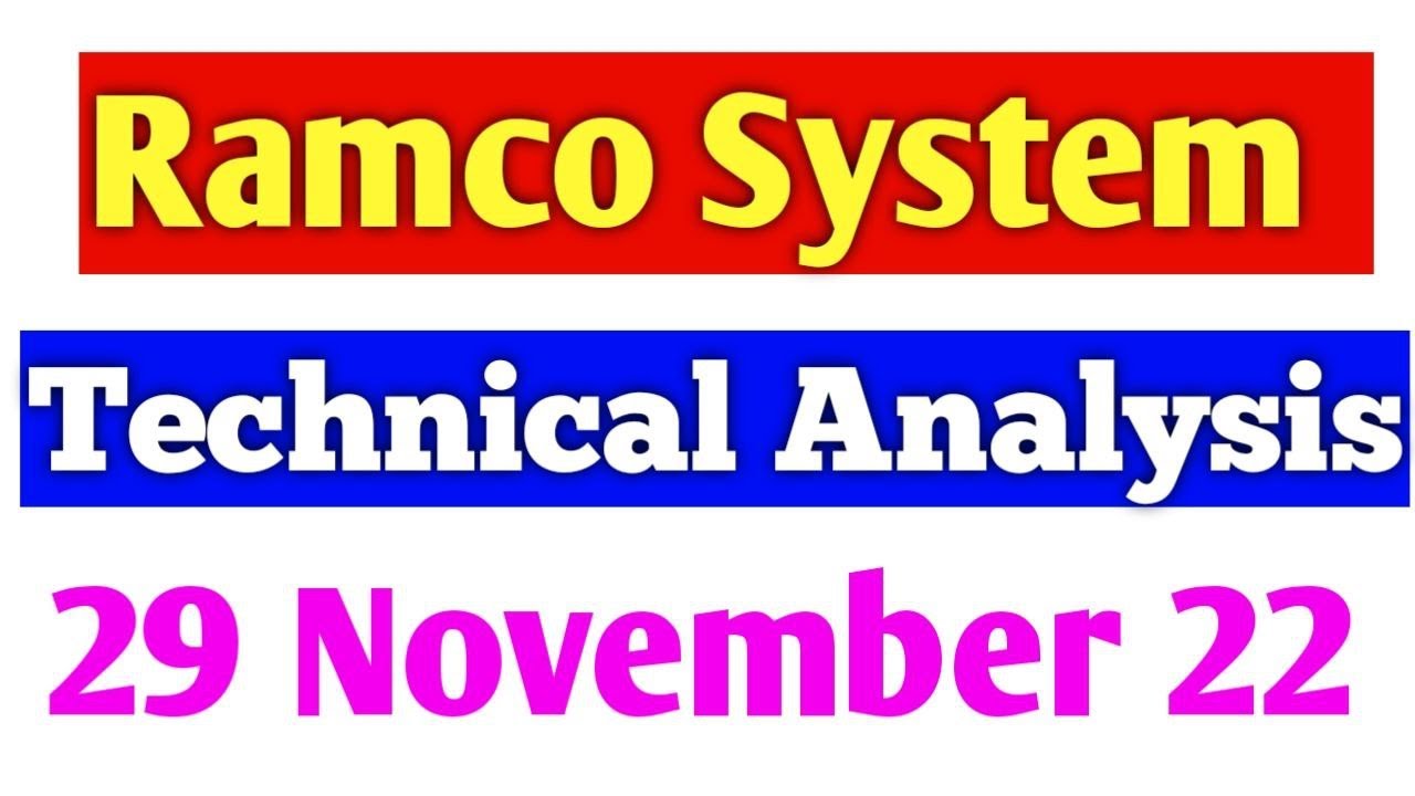 Ramco System Share ! Technical Analysis of stock ! 29 November 22 - YouTube