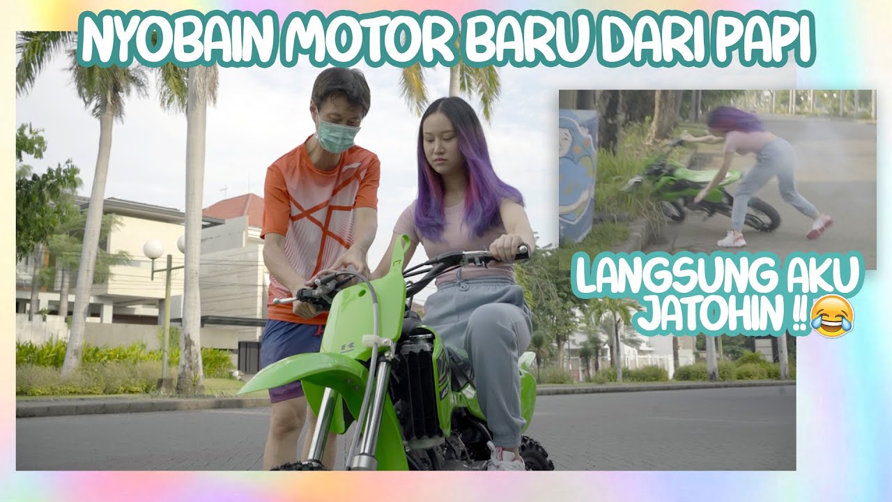 PAPI ISENG BELI MOTOR | VLOG MAIN MOTOR BARENG PAPI - YouTube