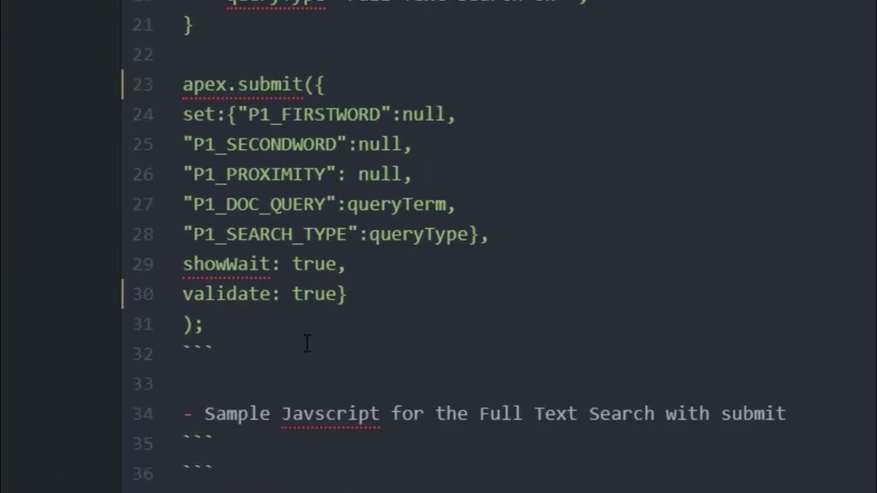 How to Set and Submit Page Items via the Javascript API in Oracle APEX ...