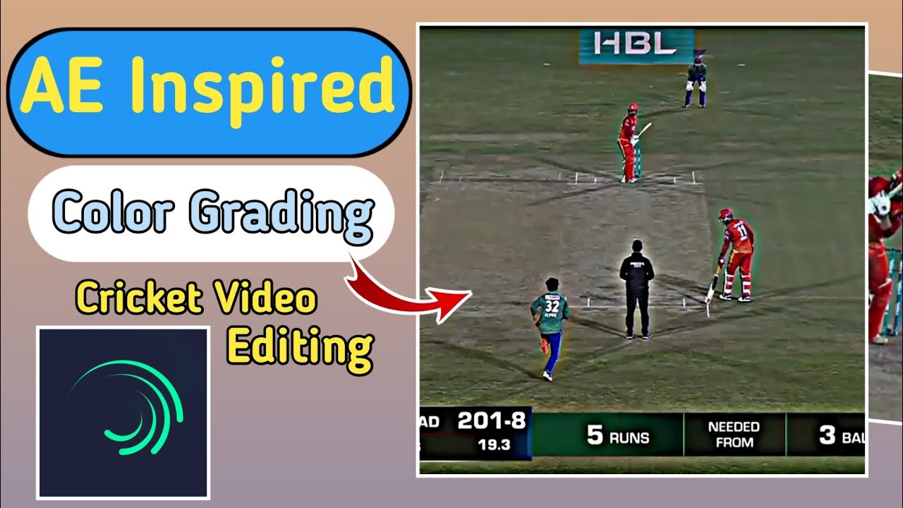 How to Edit Cricket Video Like @Ae_Inspired || Cricket Video Editing ...