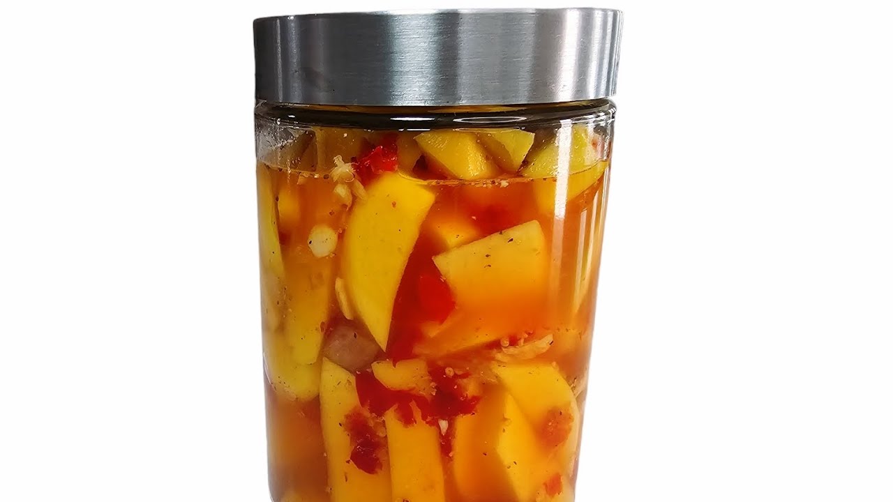 guyanese 🇬🇾 pickled mangoes| full recipe - YouTube
