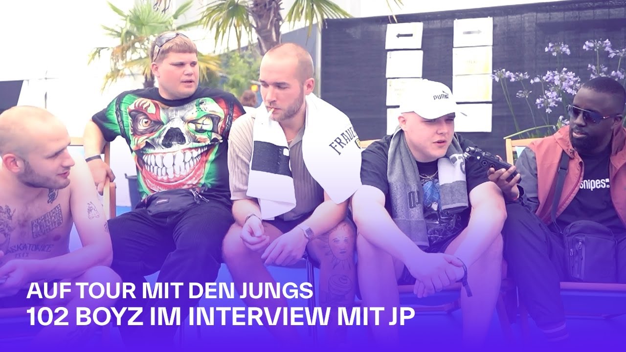 Auf Tour mit den Jungs: 102 Boyz im Kurzinterview mit JP - YouTube