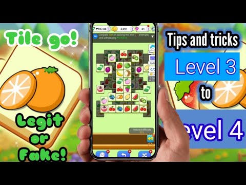 Tile go legit or fake | Tile go tricks for level 3| Paano maka alis sa ...