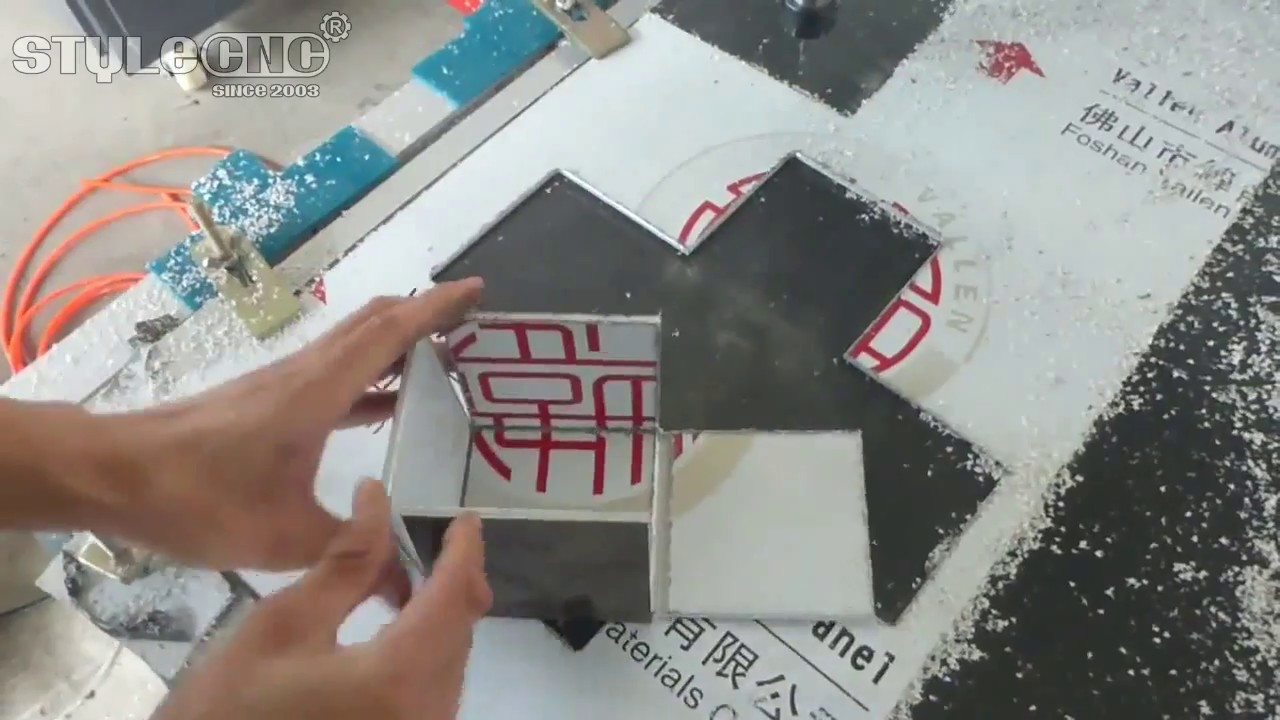 Cutting ACP box with CNC Engraving/Cutting Router Machine😎 - YouTube