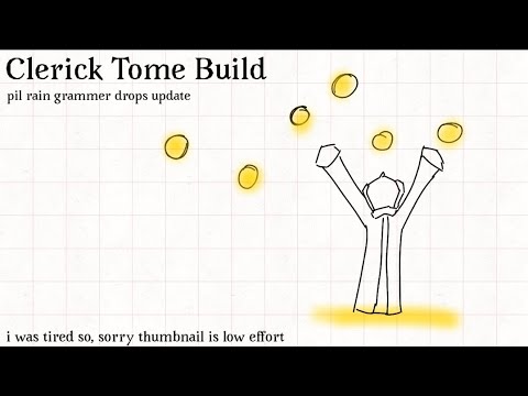 Updated Clerick Tome Build (pilgrammed) (raindrop update) - YouTube