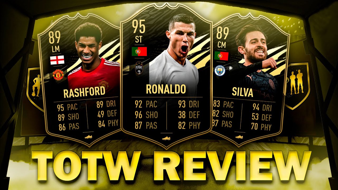 RONALDO OG RASHFORD! *BEDSTE TOTW I ÅR* | TOTW 22 REVIEW | FIFA 21 ...