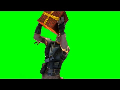 Green Screen Fortnite Present Emote - YouTube