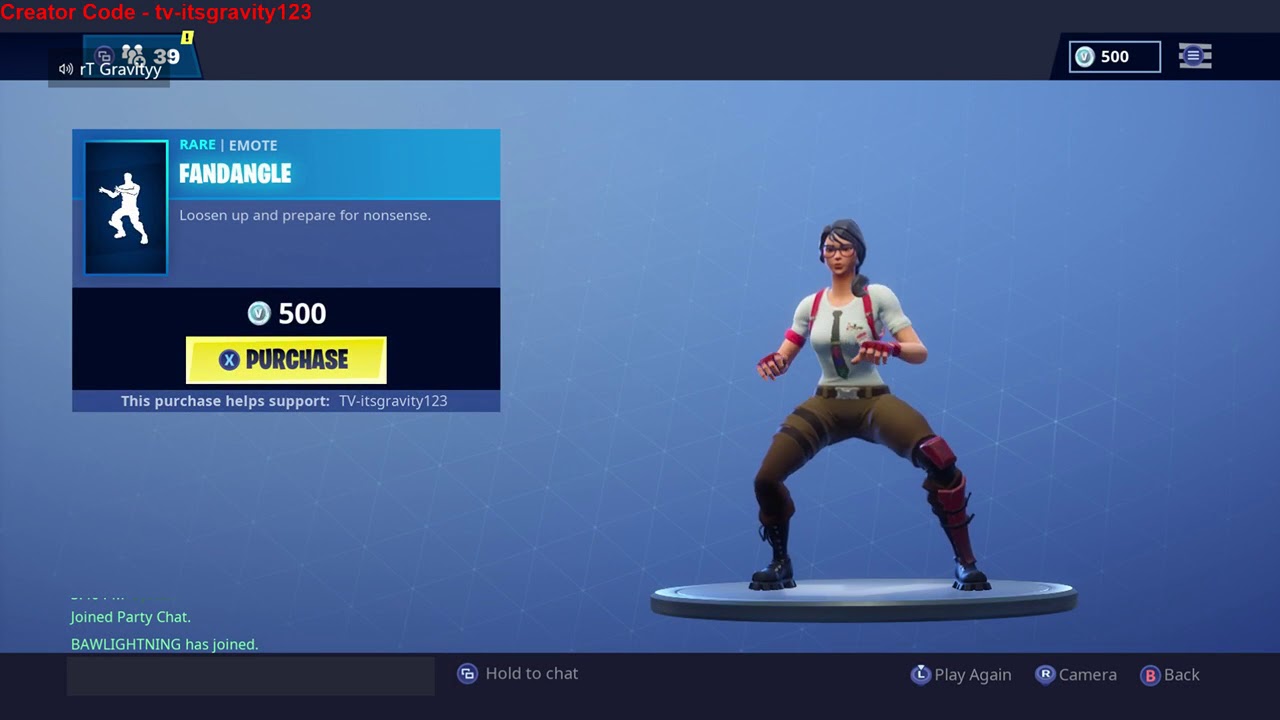 *NEW* FANDANGLE Emote in the Fortnite Item Shop! - YouTube