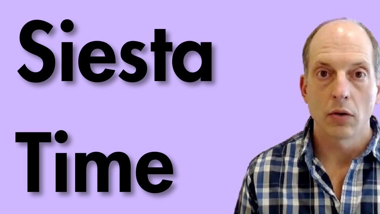 Siesta Time for Mental Health - YouTube