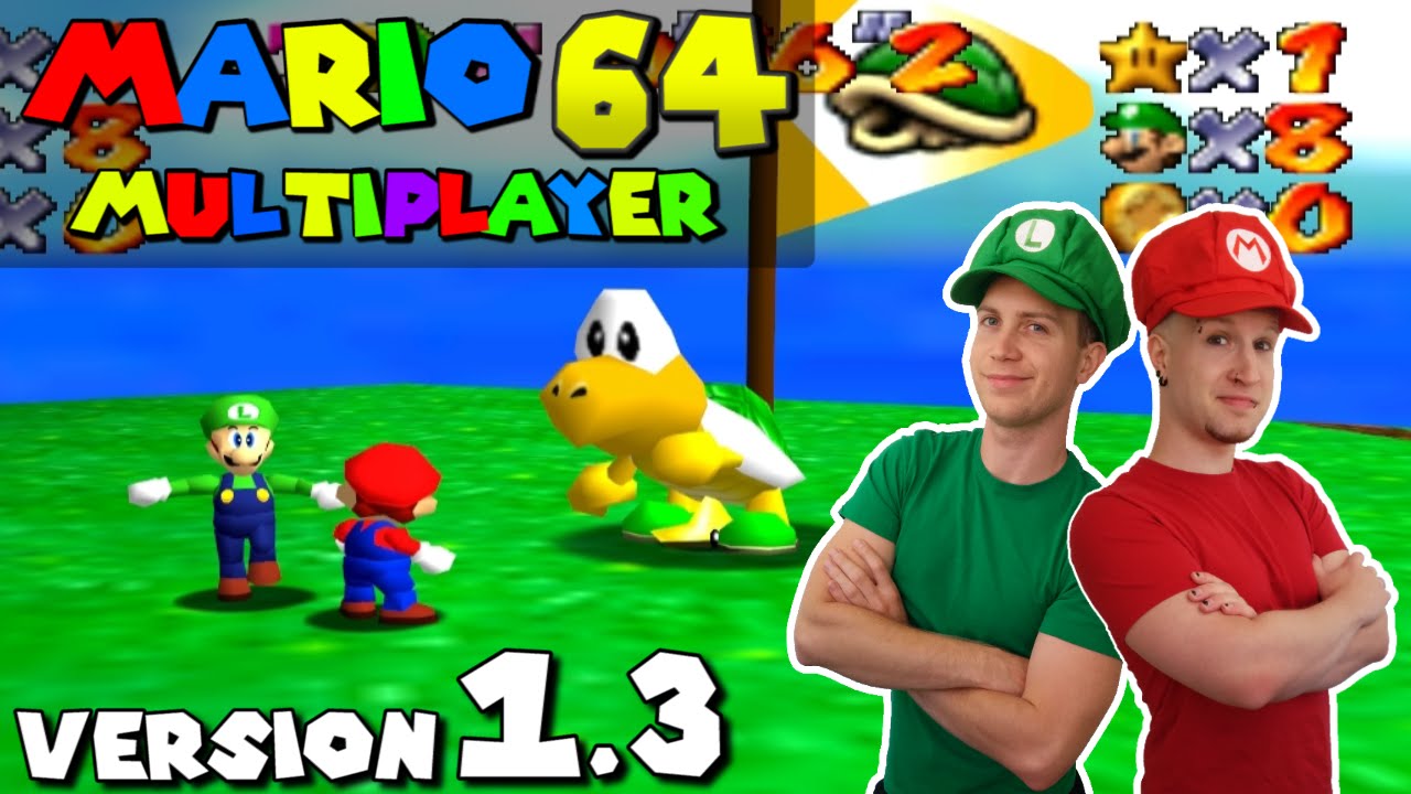 Super Mario 64 Coop Multiplayer Madness! v1.3 - YouTube
